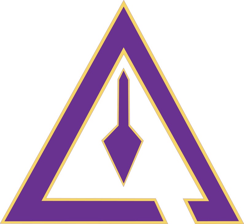 York Rite Emblem - Trowel in Triangle -silhouette and Cricut Cut Files ...