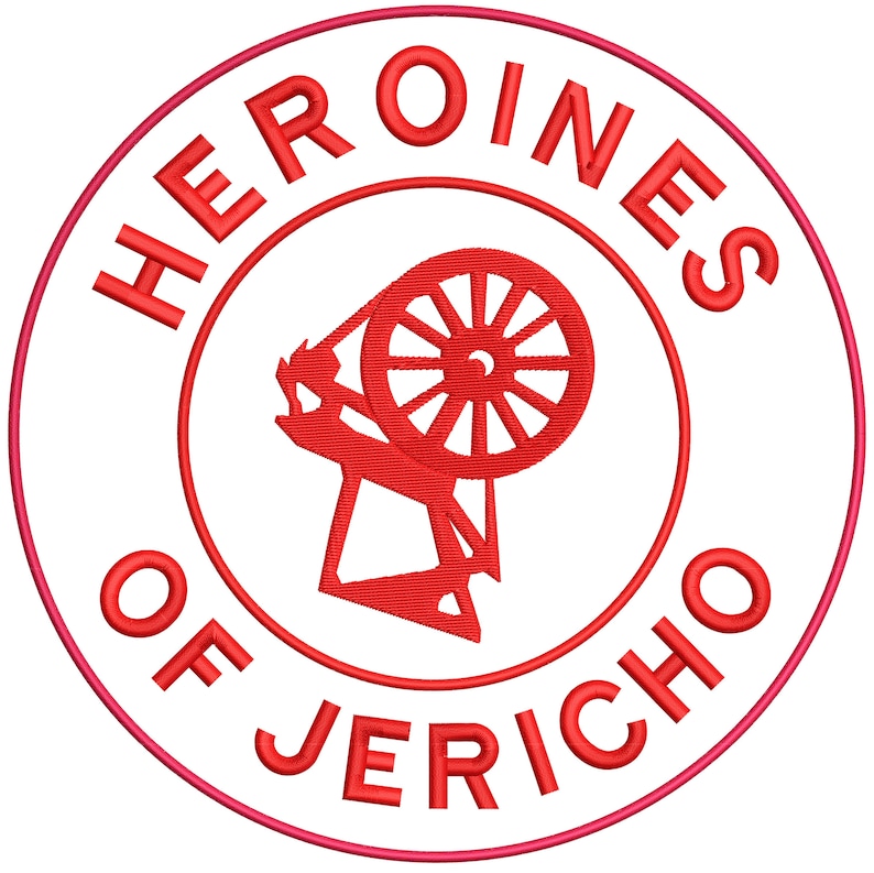 Heroines of Jericho Design 4 Digital Machine Embroidery | Etsy