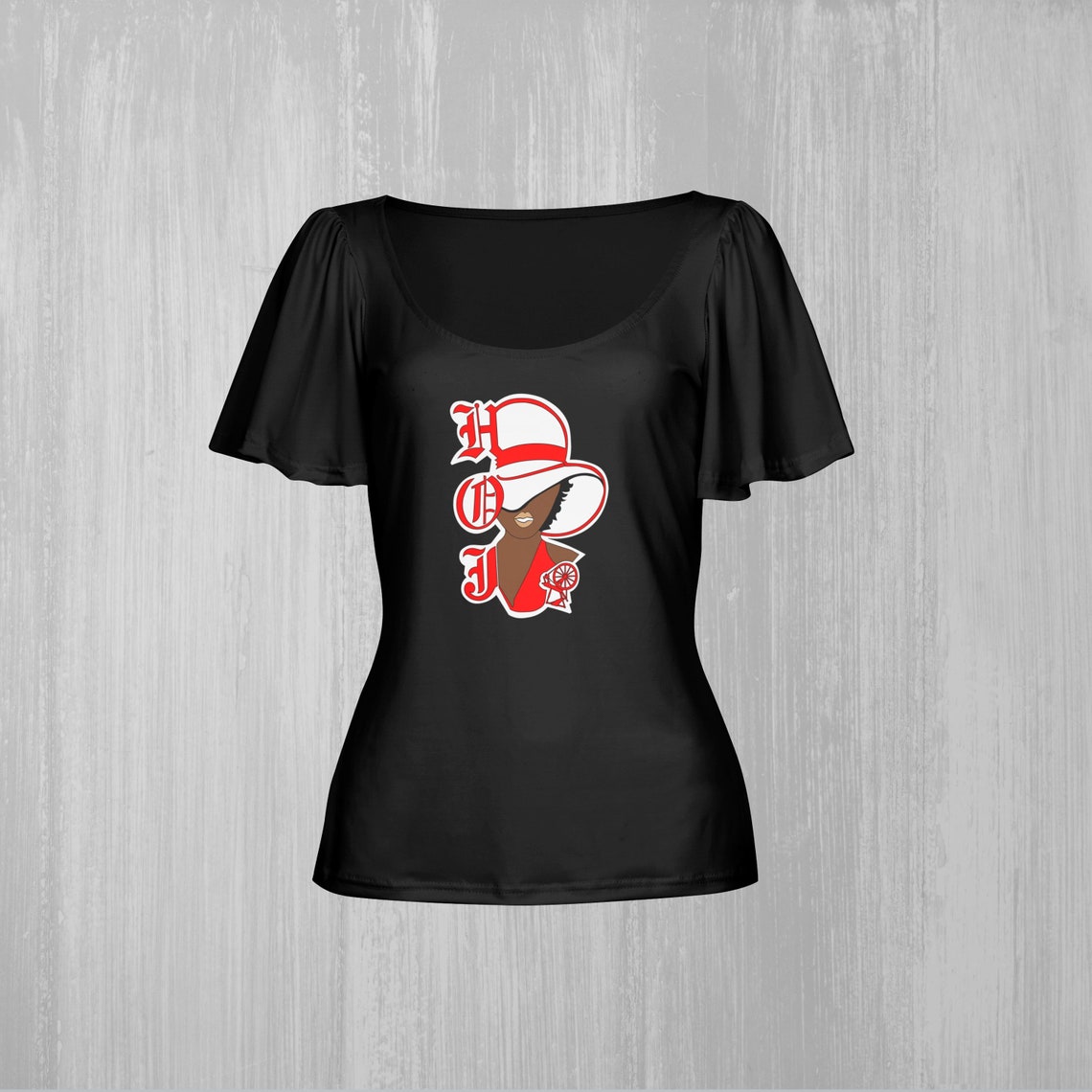 HOJ Lady in White Hat Silhouette and Cricut Cut Files - Etsy