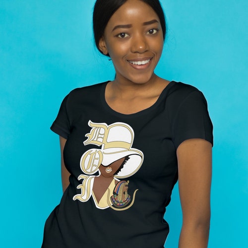 DOI Lady in Painted Hair Wrap Silhouette and Cricut Cut - Etsy