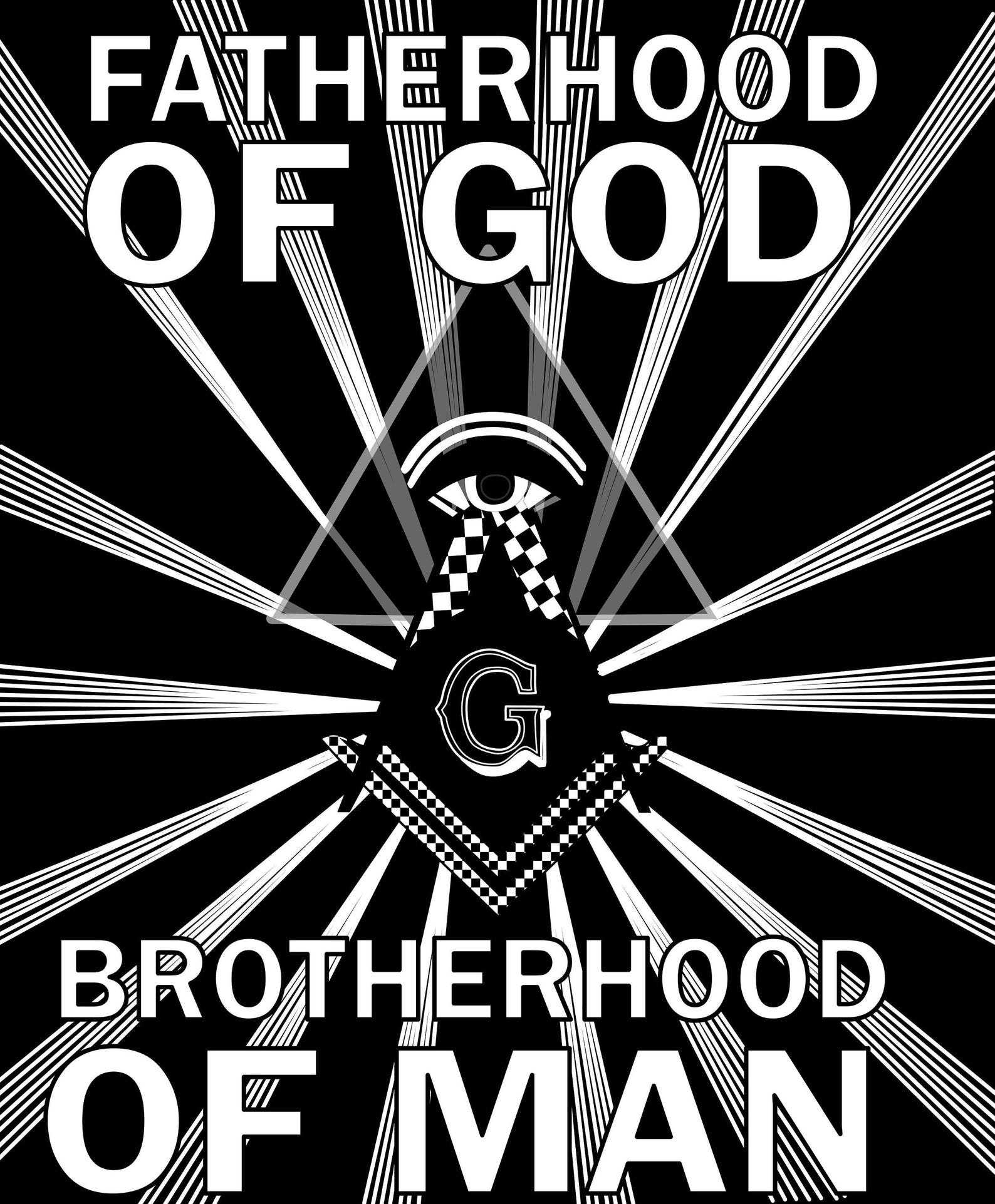 Fatherhood of God- Brotherhood of Man- PH Masonry- Silhouette Cut Files ...
