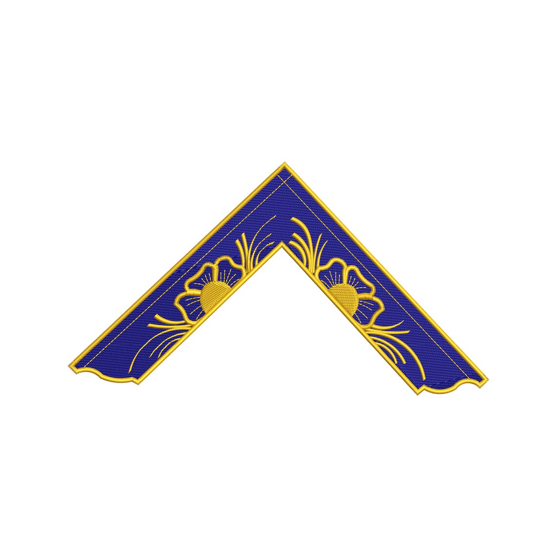 Lodge Officer Badges - 10 Different Badges - Digital Machine Embroidery ...