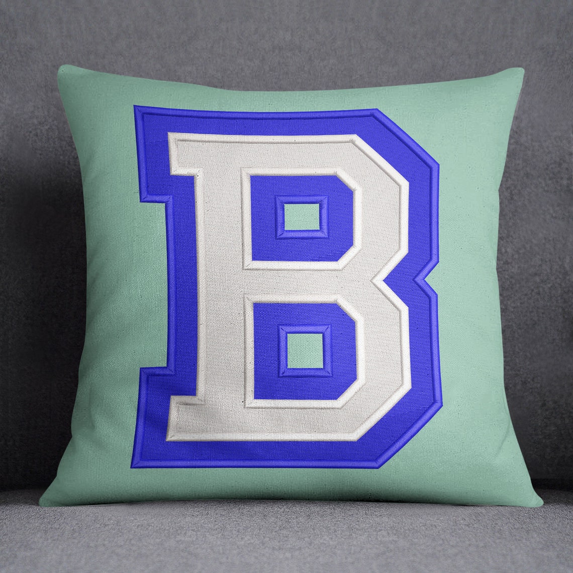 OES "b" Filled Letter - Digital Machine Embroidery Design - 2x2, 3x3 ...