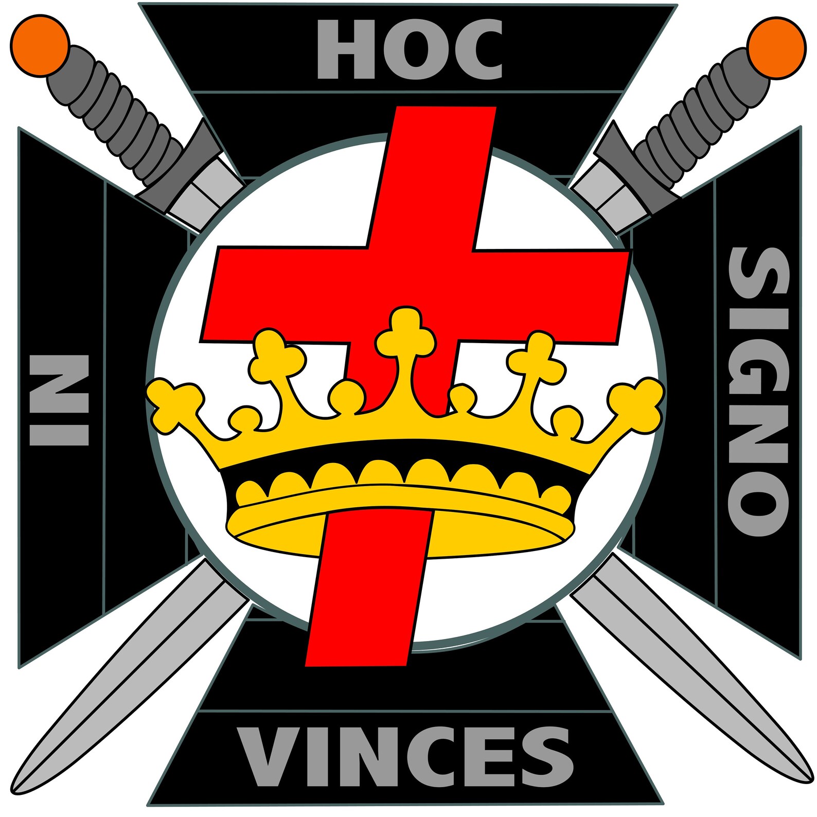 York Rite or Knights Templar Emblem- Silhouette and Cricut Cut Files ...