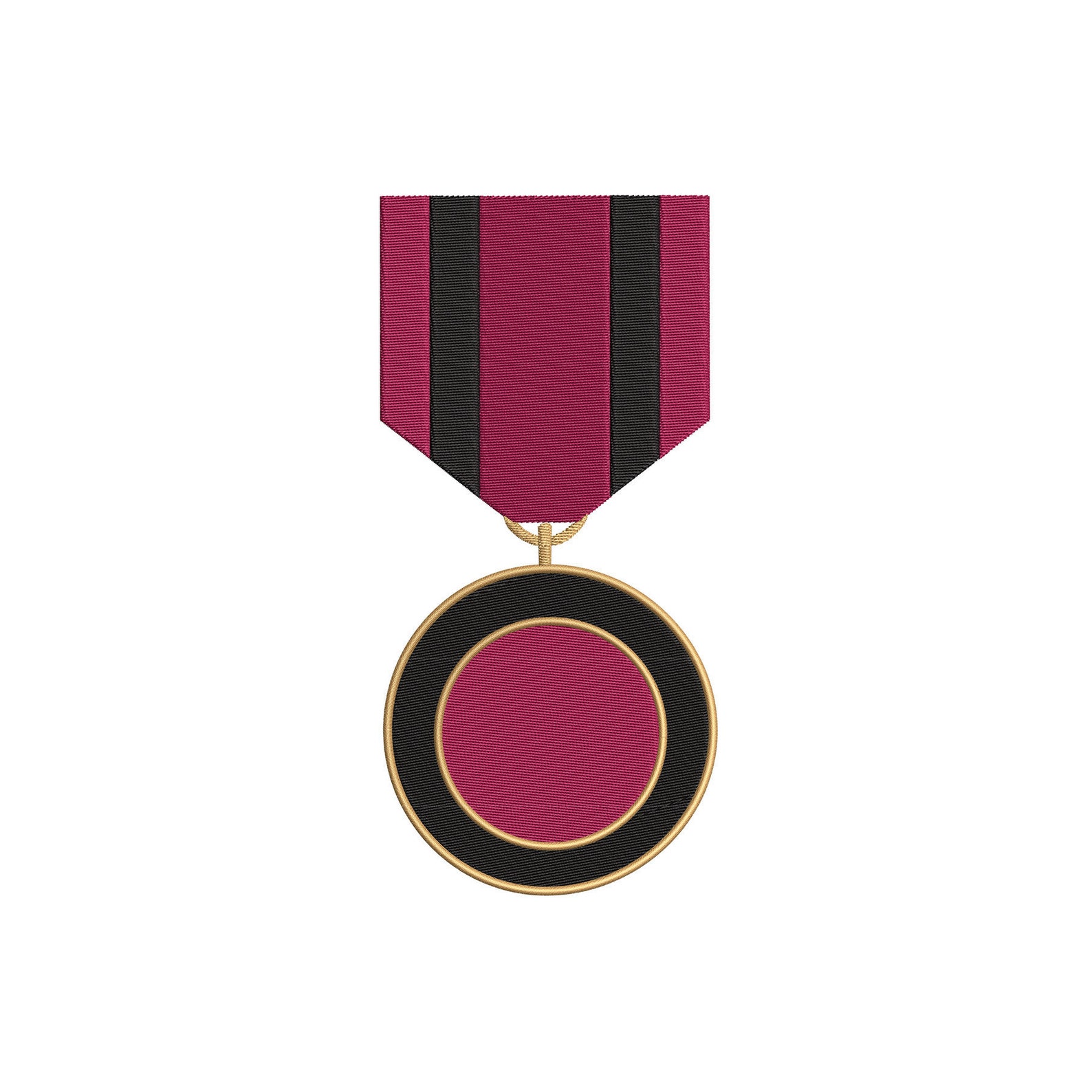 Ribbon With Medal - Digital Machine Embroidery Design - 1.7x3.5, 2x4 ...