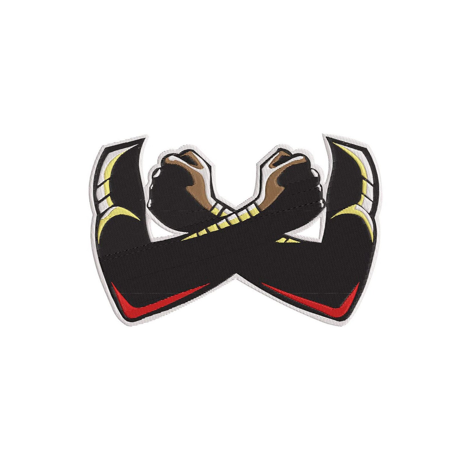 Super Hero Power Arms Digital Embroidery Design 3x4 4x6 | Etsy