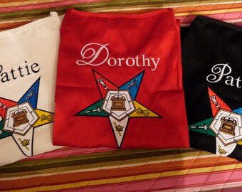 Order of Eastern Star Aprons - Etsy