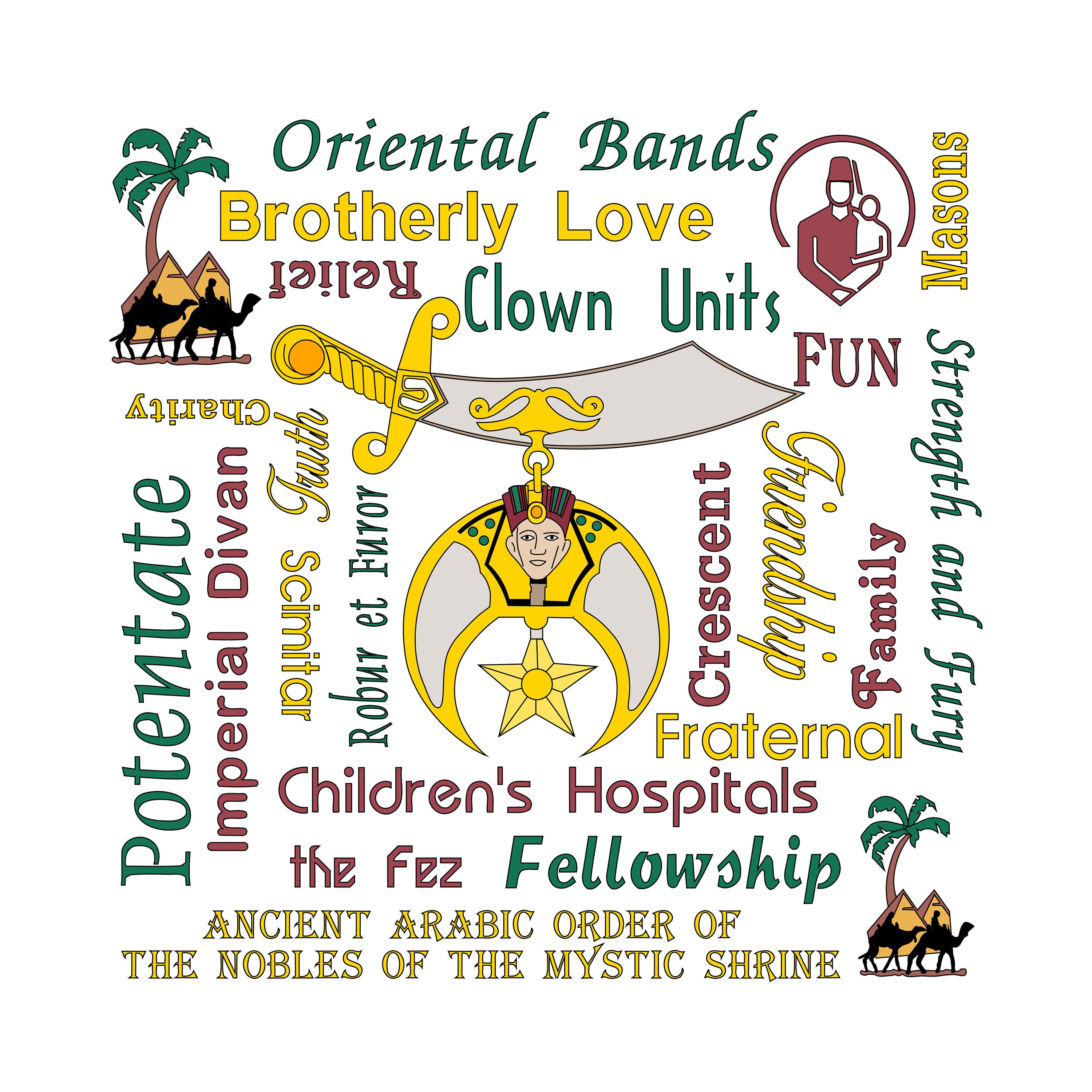 Shrine Word Square 2 Larger Icon- Silhouette and Cricut Cut Files ...