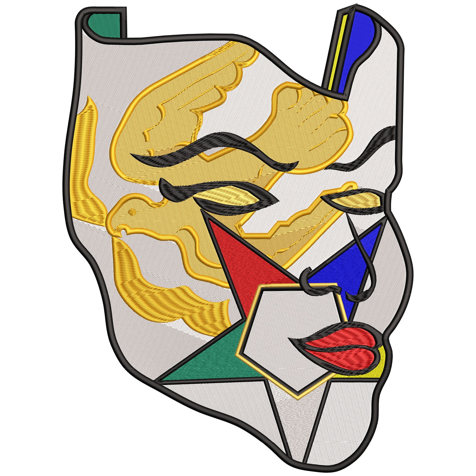 Order of the Golden Circle & OES Harlequin Mask - Digital Machine ...