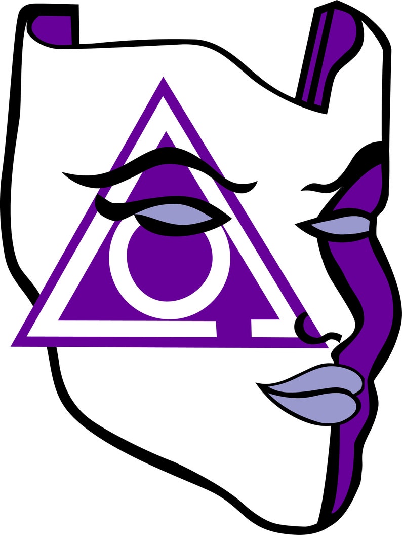 Ladies of the Circle of Perfection Mask - York Rite -silhouette and ...
