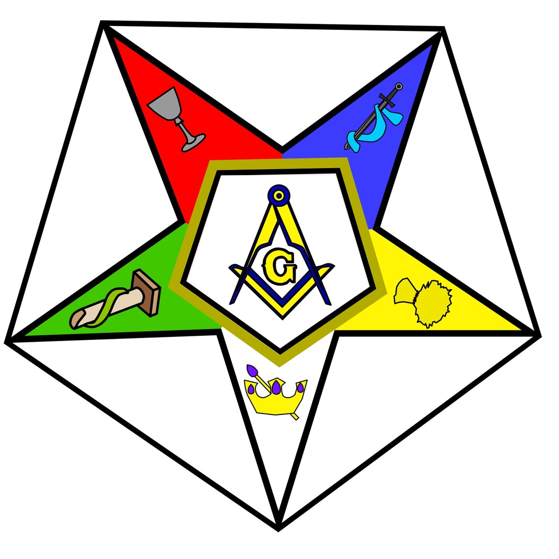 O.E.S. Worthy Grand Patron 2 Different Sets Silhouette Cut - Etsy