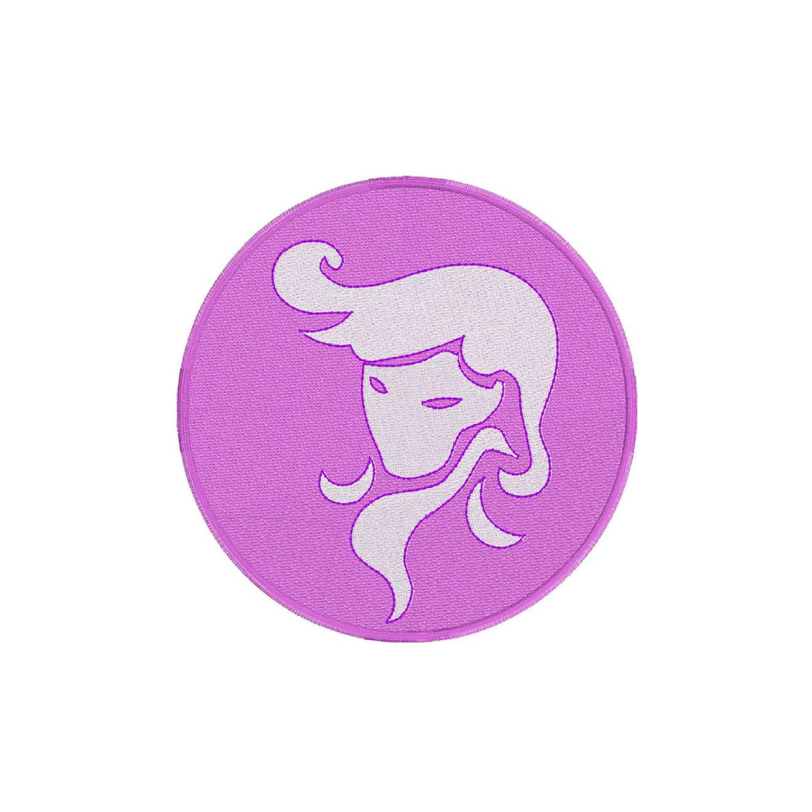 Virgo Patch Design Zodiac Sign Embroidery Design the - Etsy