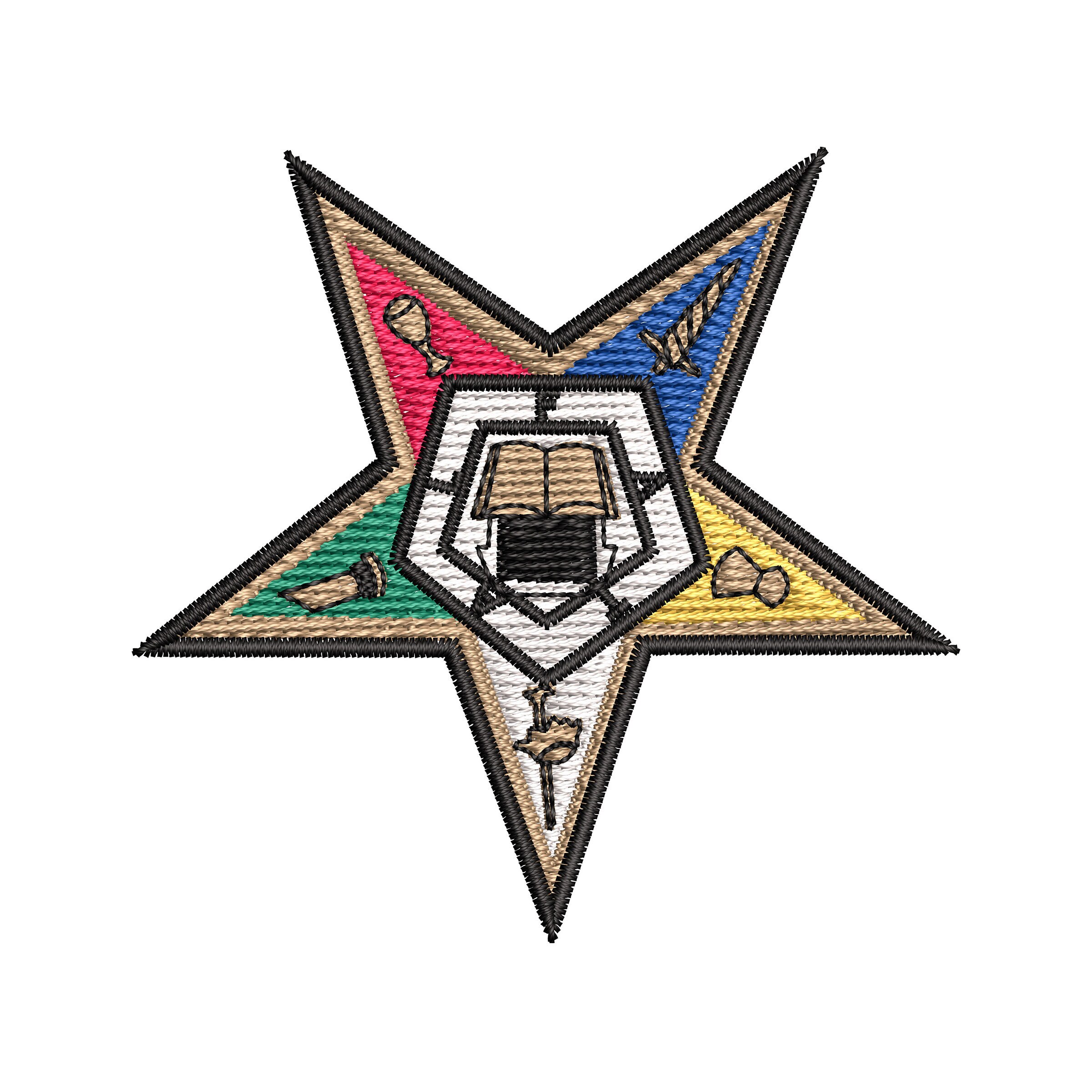 Tiny OES Star With FATAL Digital Machine Embroidery Design - Etsy