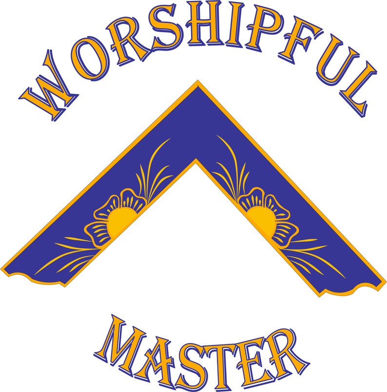 Worshipful Master Square SVG Silhouette & Cricut Cut Files - Etsy