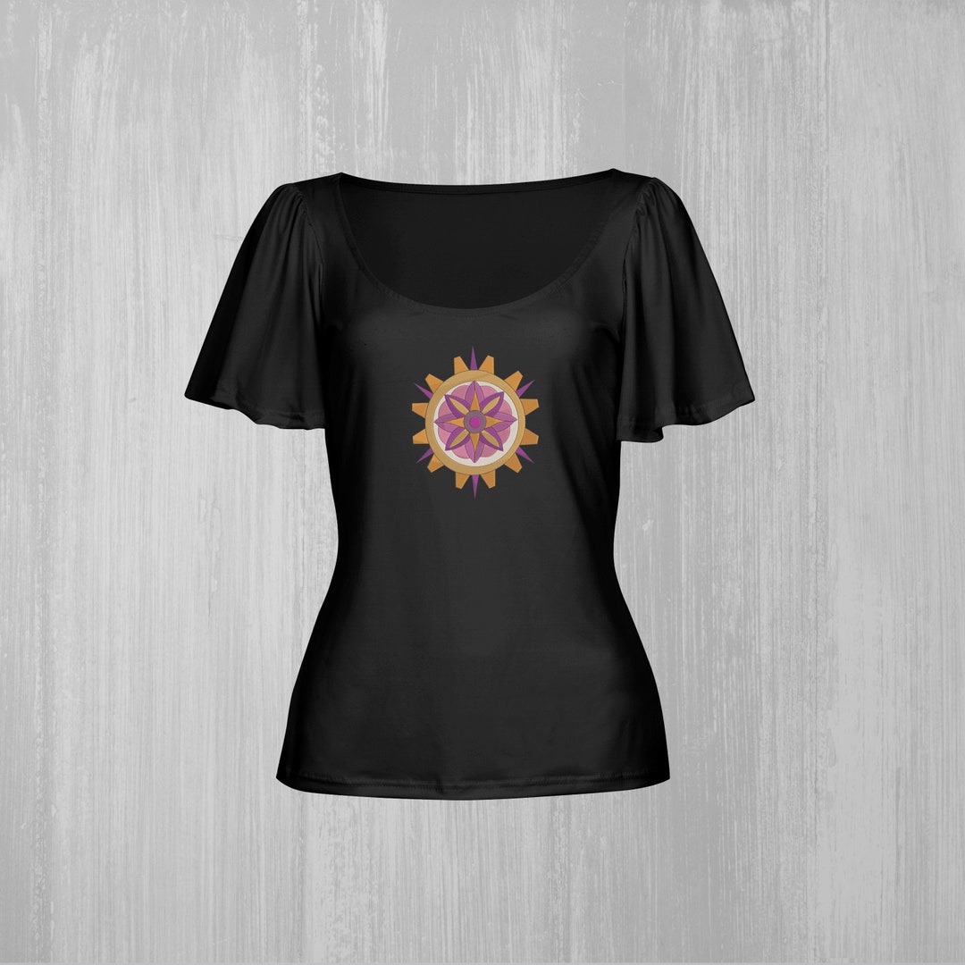 Steampunk Rose Cog - Digital Machine Embroidery Design - 2x2, 3x3, 4x4 ...