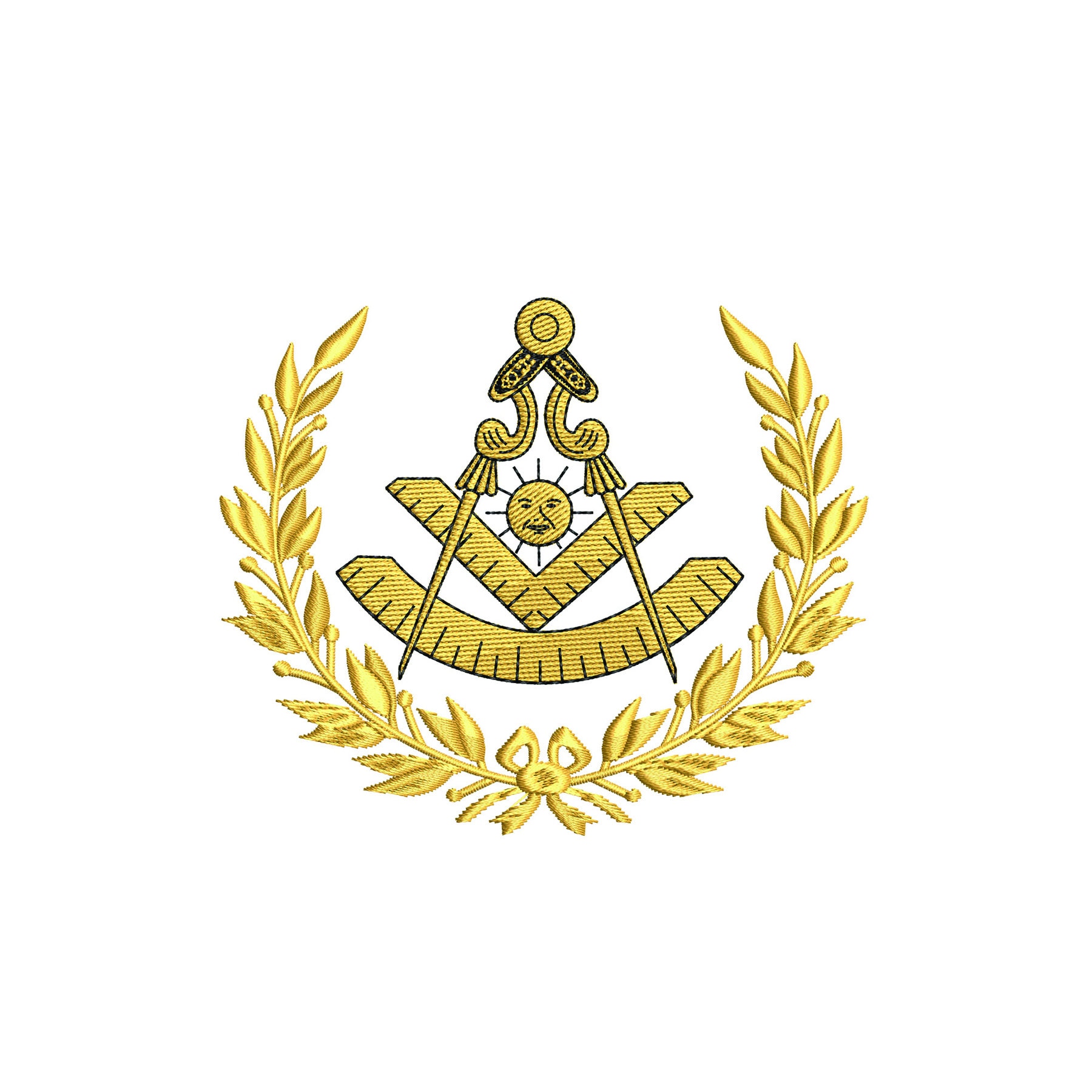 Past Grand Master Emblem- Square and Compasses With the Rocker -digital ...