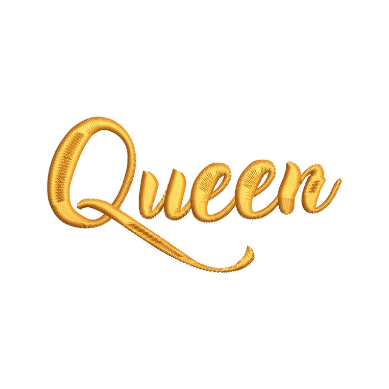 Queen Digital Machine Embroidery Design 2x3 3x4 3x5 4x6 - Etsy