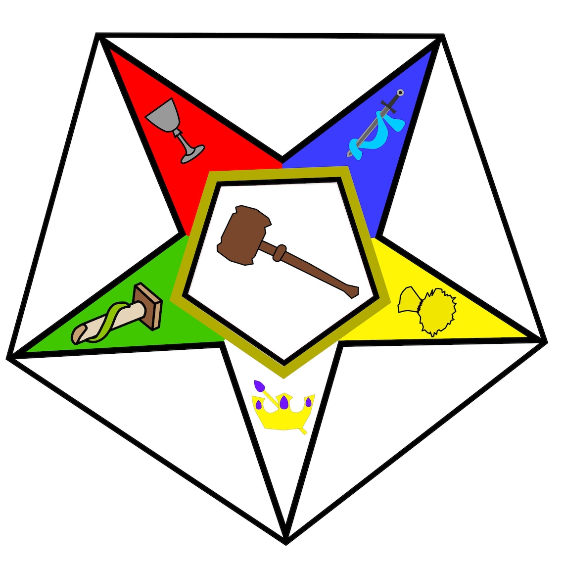 O.E.S. Worthy Grand Matron 2 Different Designs Silhouette - Etsy