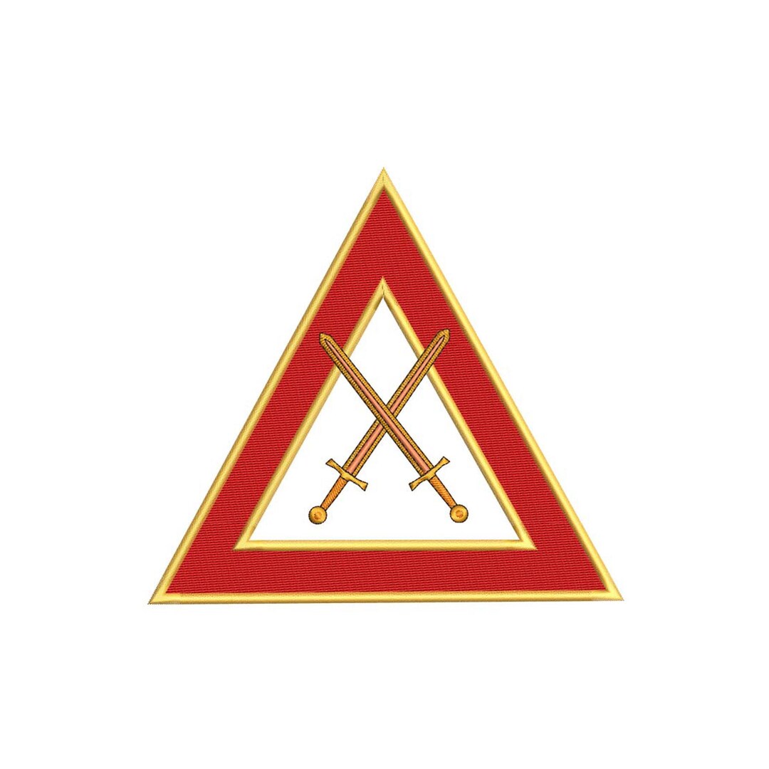 Royal Arch Masons - Sentinel Badge - Embroidery Design - Bearing ...