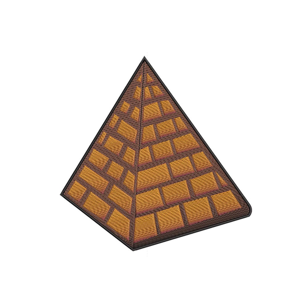 Shaded Pyramid- Embroidery Design - 3x3, 4x4, 6x6, 8x8, 10x10, 12x12 ...