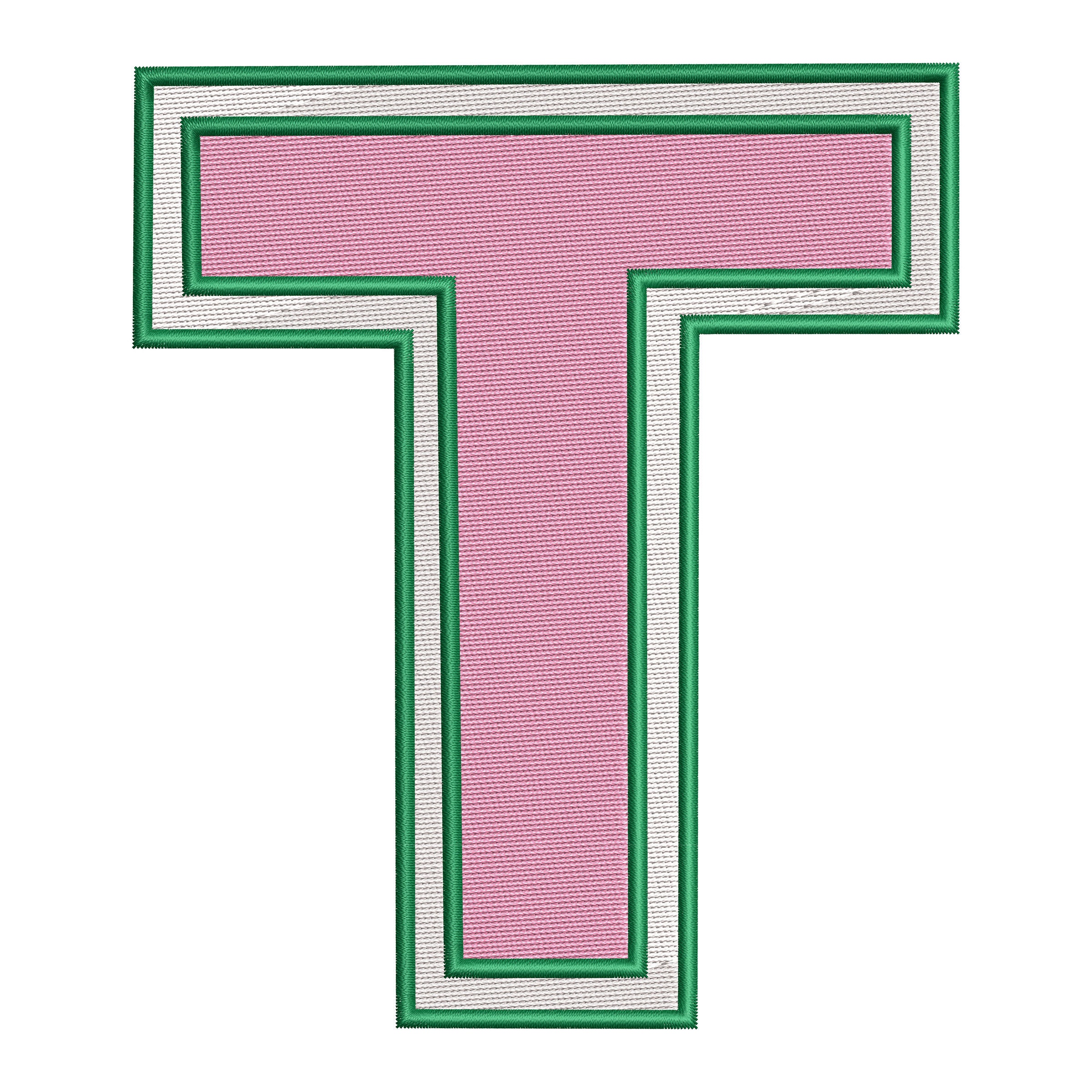 Greek Letters Tau or T Digital Machine Embroidery Design | Etsy