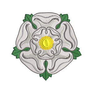 Yorkshire Rose- Digital Machine Embroidery Design - 3x3, 4x4, 5x5, 6x6 ...