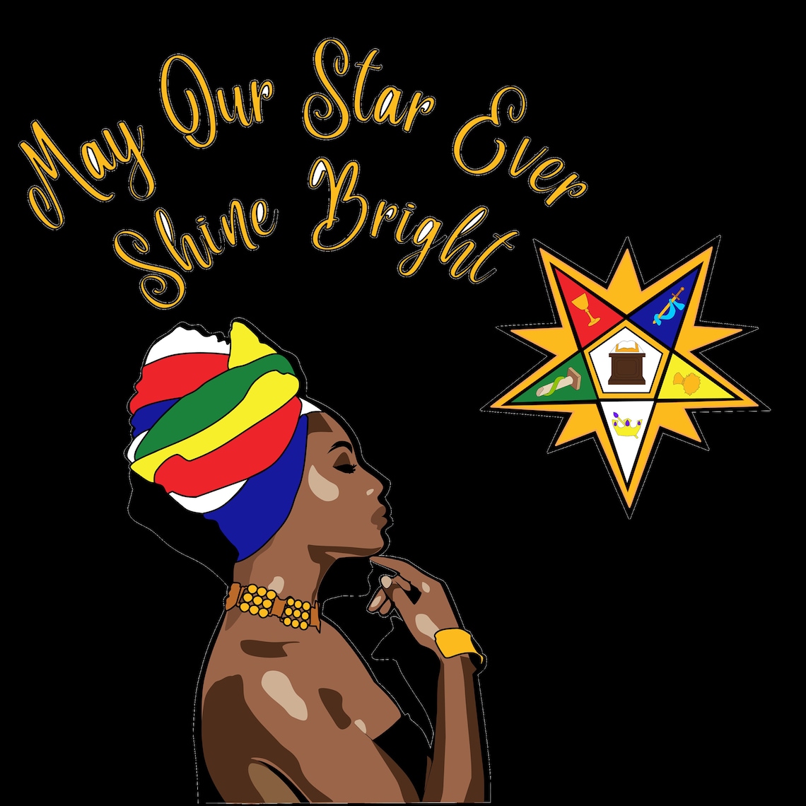 OES Star Bright OES Colors Silhouette Cut Files Jpeg - Etsy