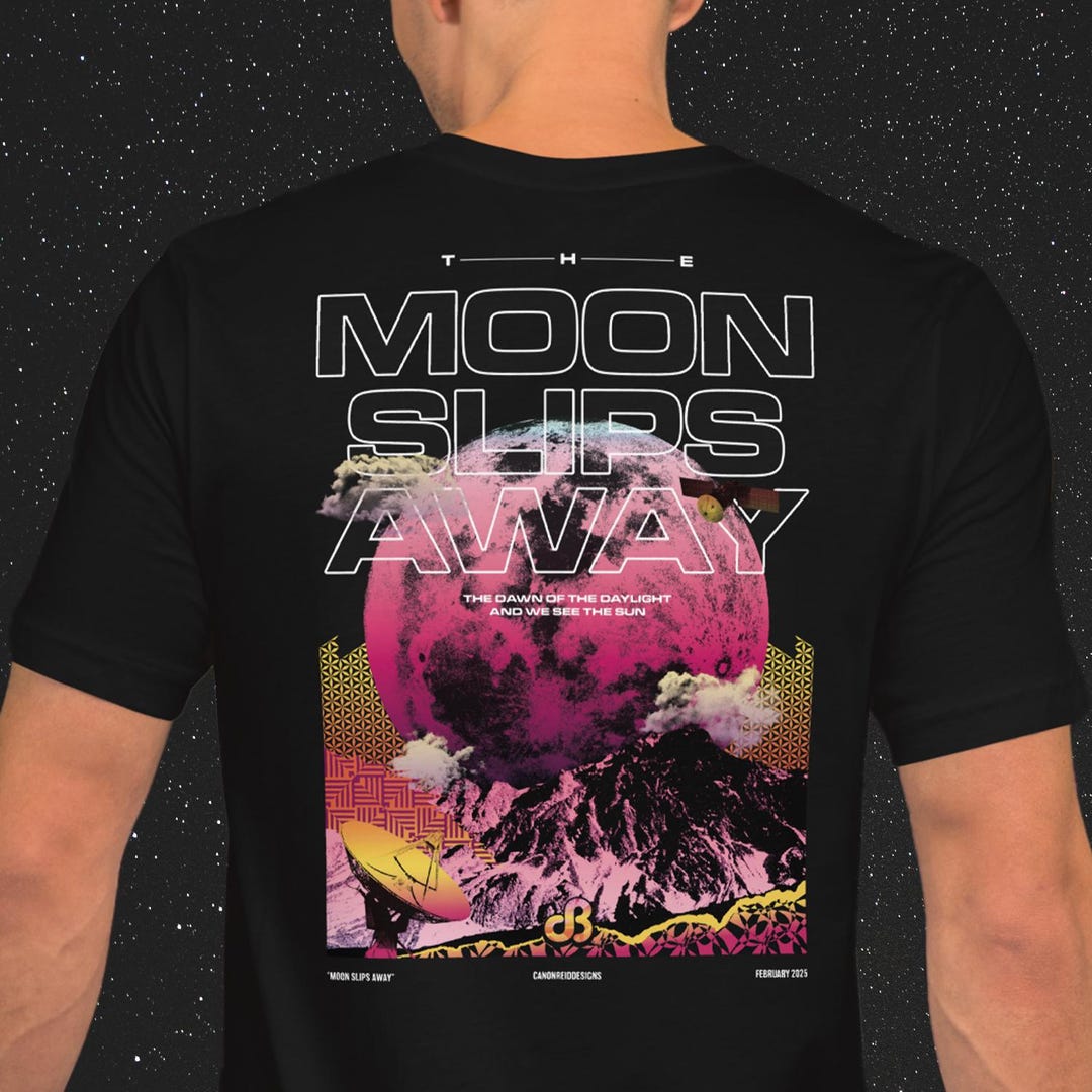 Daily Bread Moon Slips Away T-shirt - Etsy