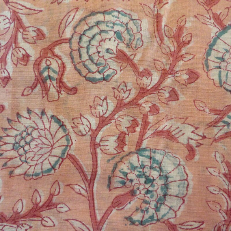 Indian Block Print Fabric - Etsy