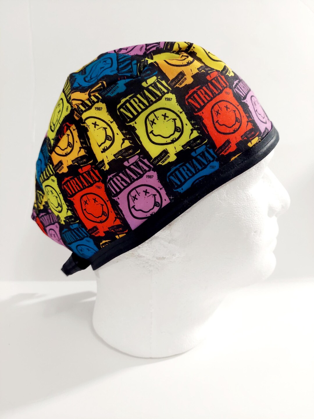 Skull Cap, Doo Rag, Do Rag, Scrub Cap, Surgical Hat, Welding Cap, Chemo ...