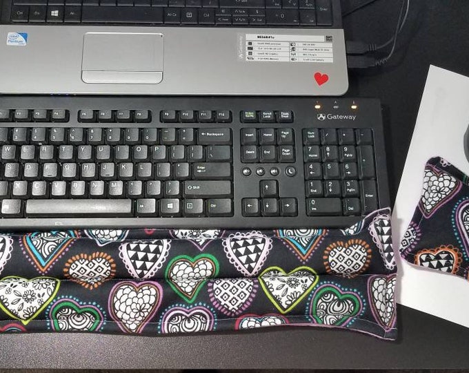 Rice Flax Seed Keyboard and Mouse Wrist Supports Ergonomic - Etsy