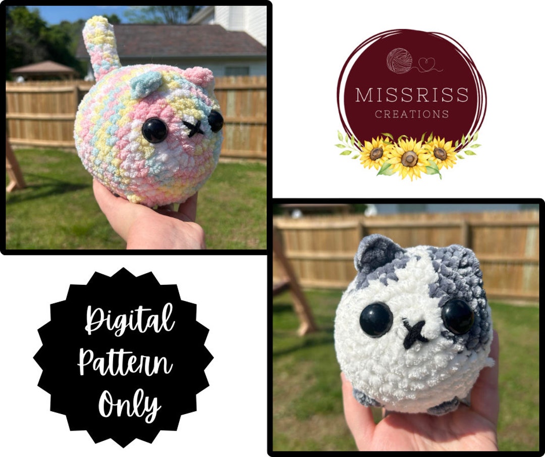 Loaf Kitty Crochet Pattern -digital File Only - Etsy