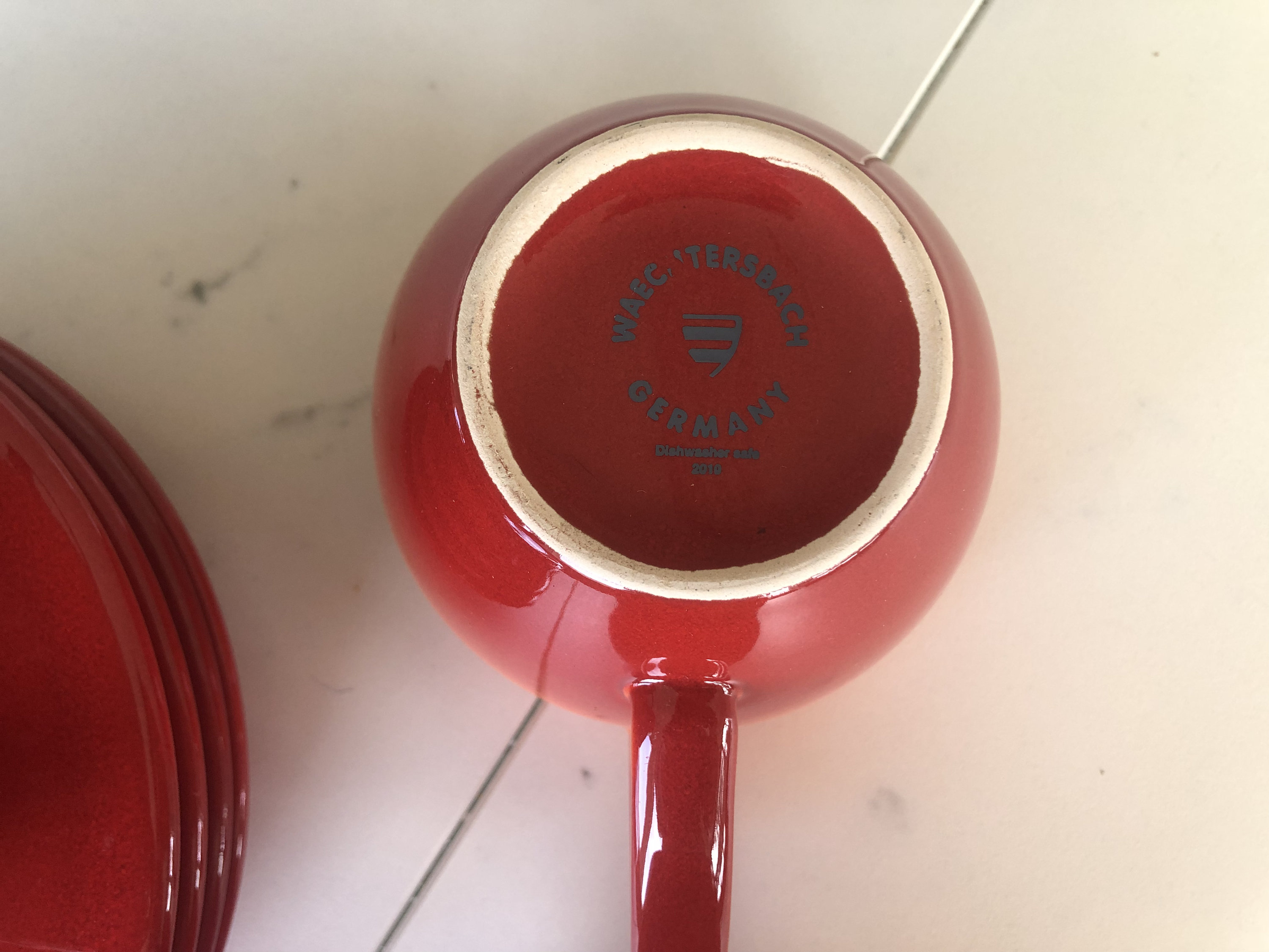 Waechtersbach Germany (set of 4) ~ Fun Factory Magma ~ 4" W X 3.5" T ...