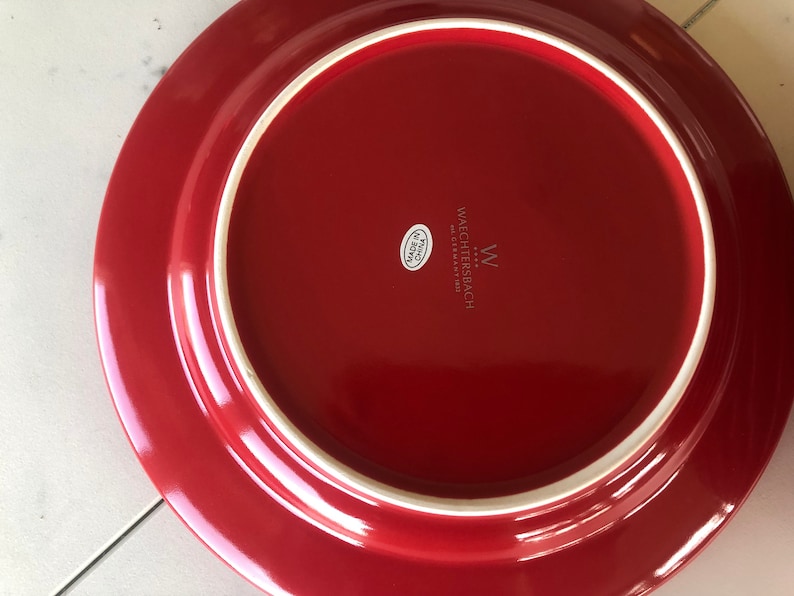 Waechtersbach Germany (set of 8) ~ Fun Factory ~ 8 3/8" Salad/dessert ...