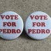 Vote for Pedro Pin-back Buttons or Magnet - Etsy