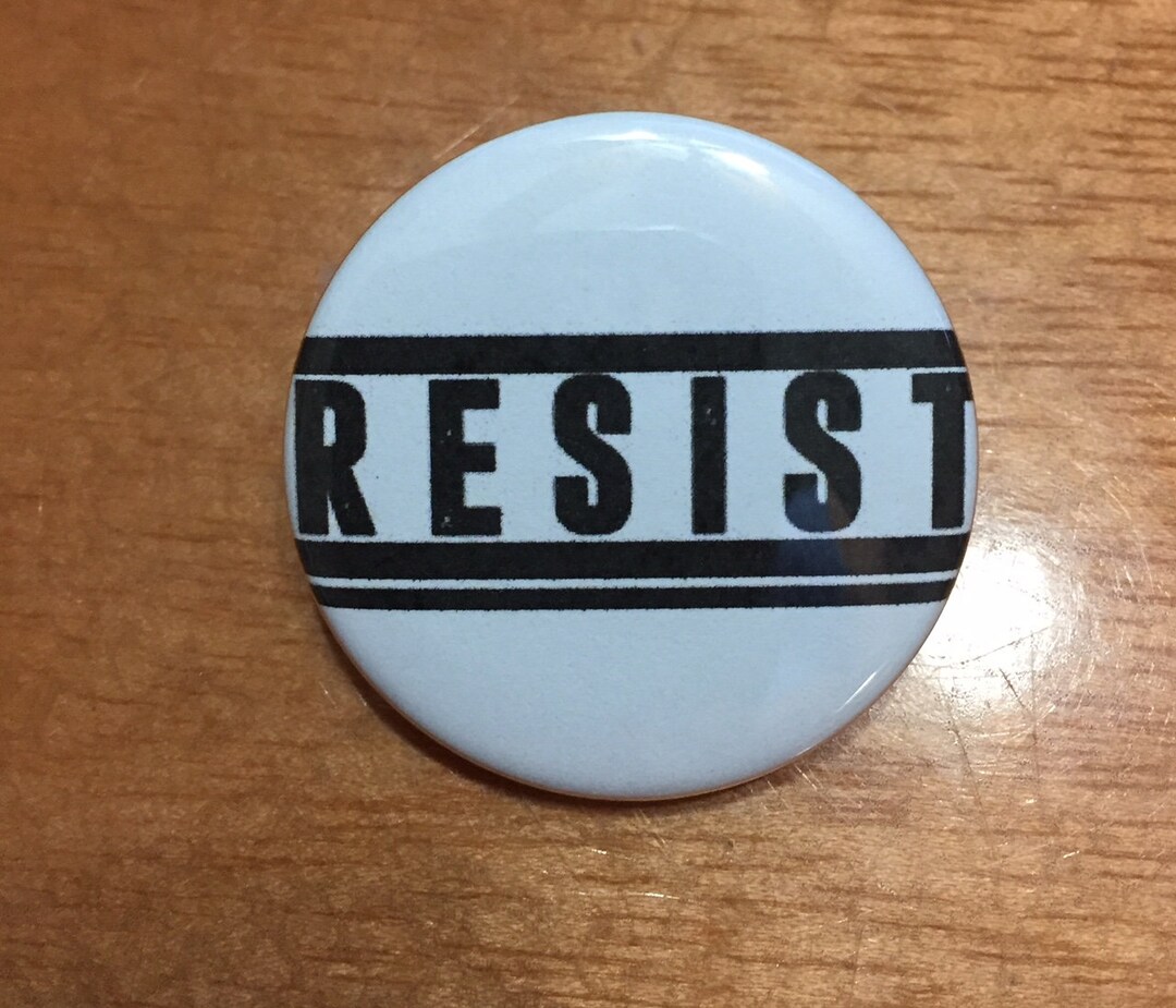 RESIST 1 1/2 Inch. Democratic Pin-back Button 2-pack - Etsy