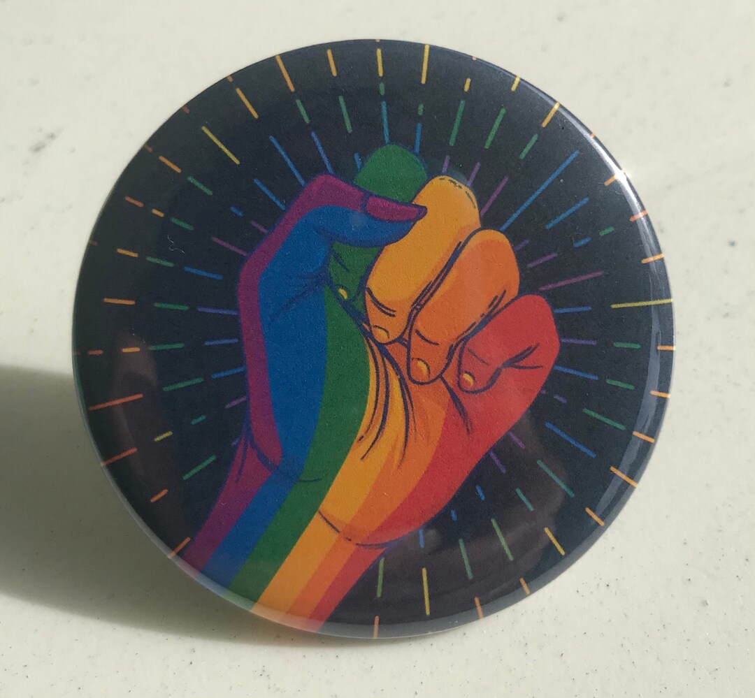 Pride Resist Pin-back Button or Magnet, 2 1/4 Inch. - Etsy