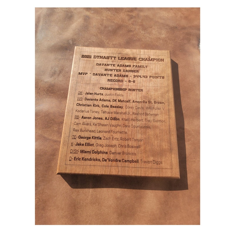 Football Plaque - Etsy