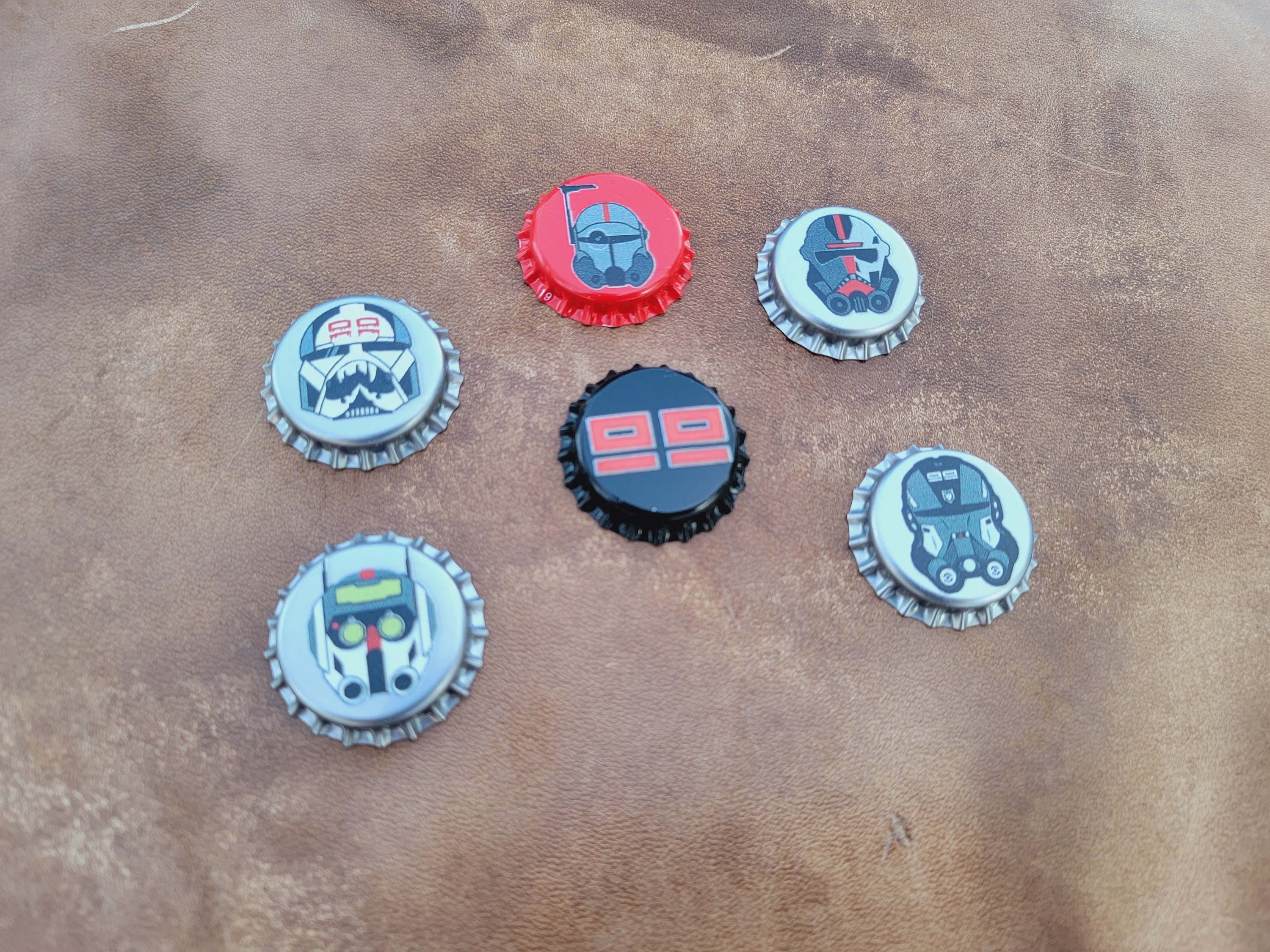 The Bad Batch Bottle Cap Keychains Pins Magnets and - Etsy UK