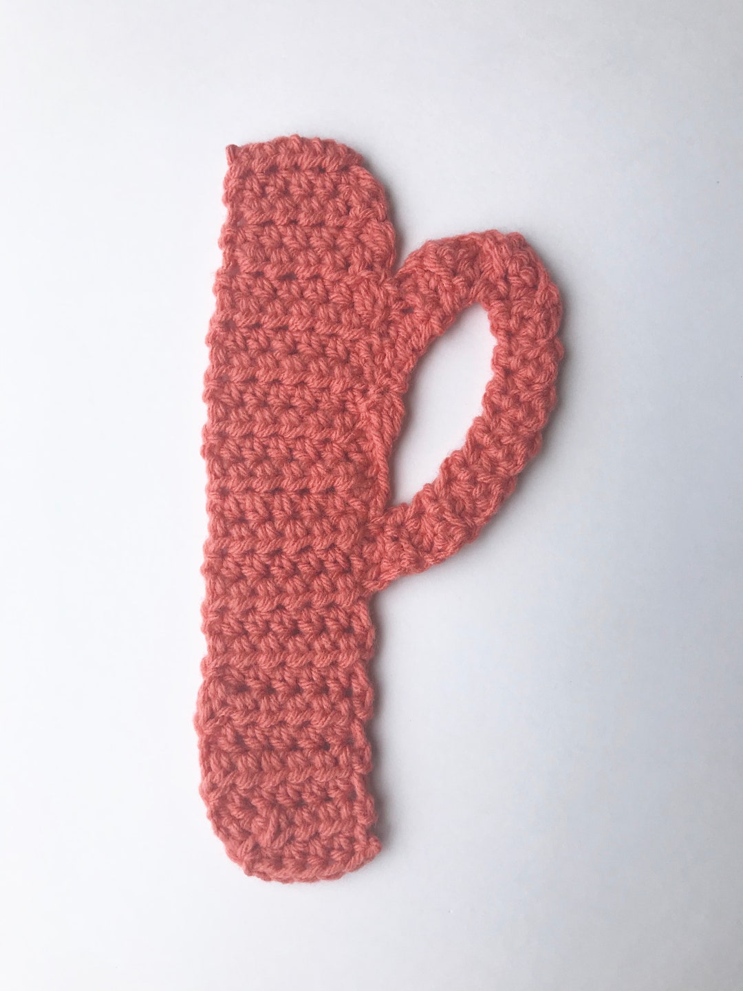ANGELS & RAINBOWS Font Crochet Letter P Pattern, Crochet Letter Pattern ...