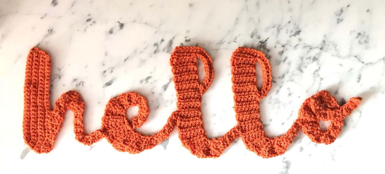 CROCHET PATTERN Crochet Hello Pattern Crochet Letters - Etsy