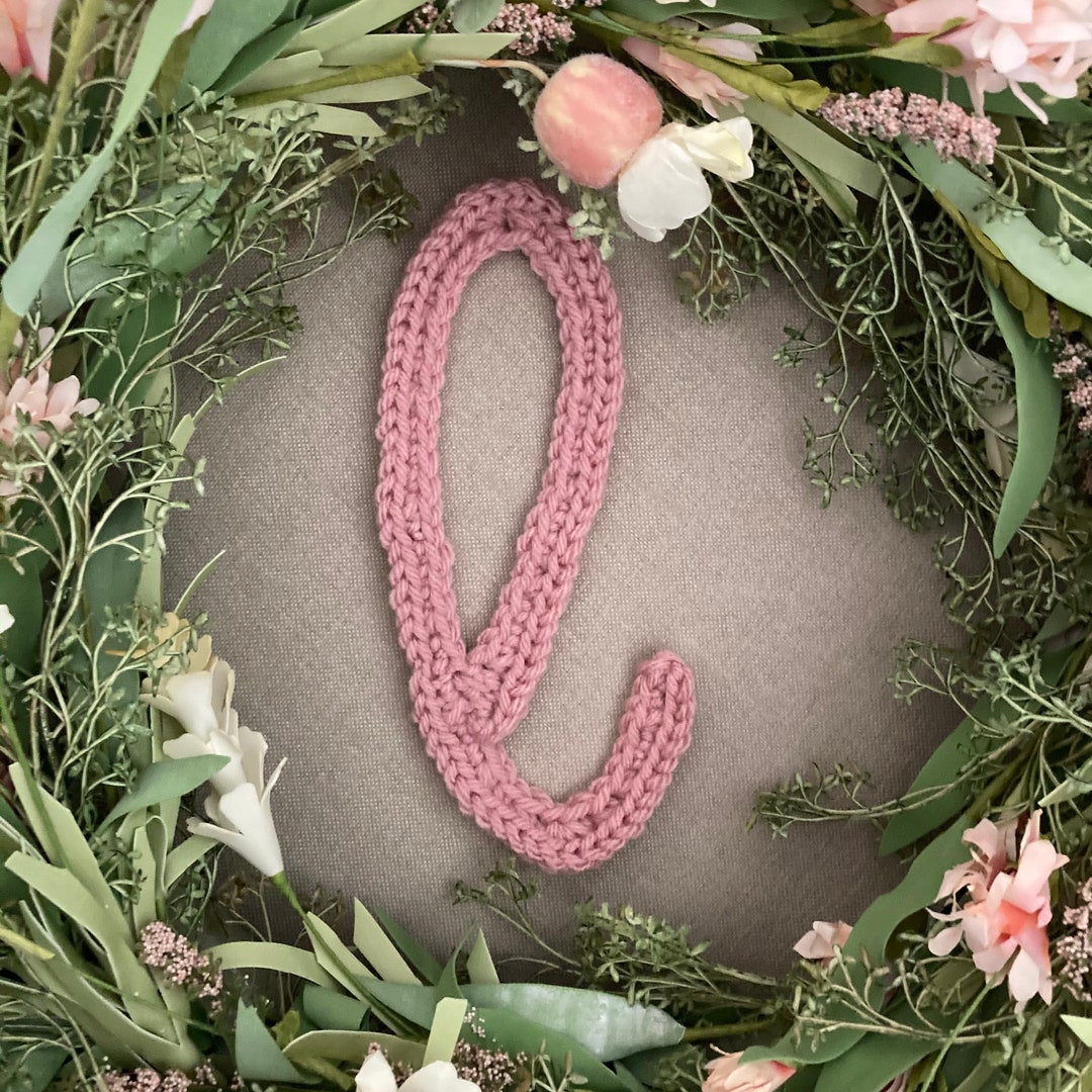 SECRET GARDEN Crochet Font, Lowercase L, Crochet Letters, Crochet ...