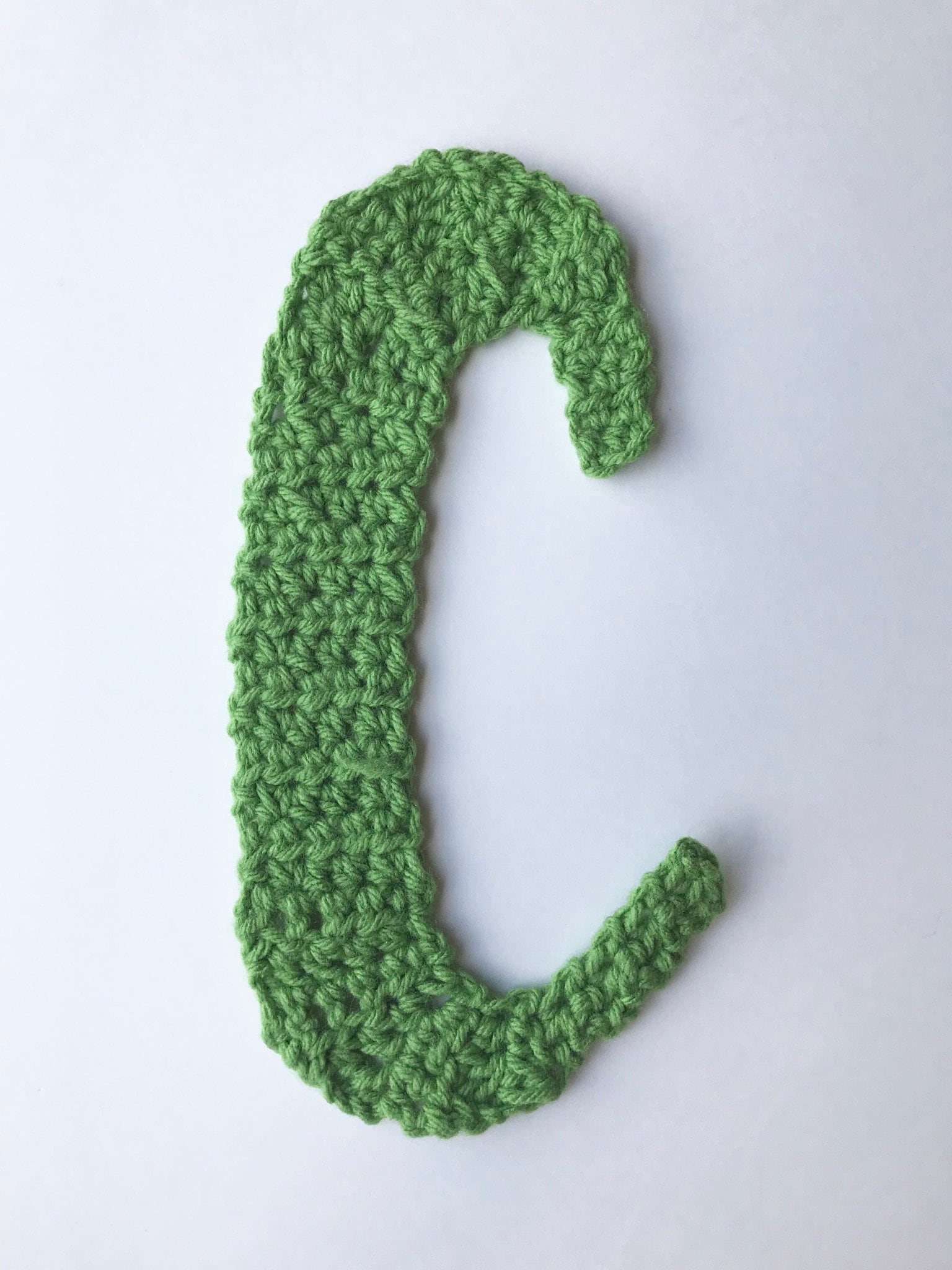 ANGELS & RAINBOWS Font Crochet Letter C Pattern, Crochet Letter Pattern ...