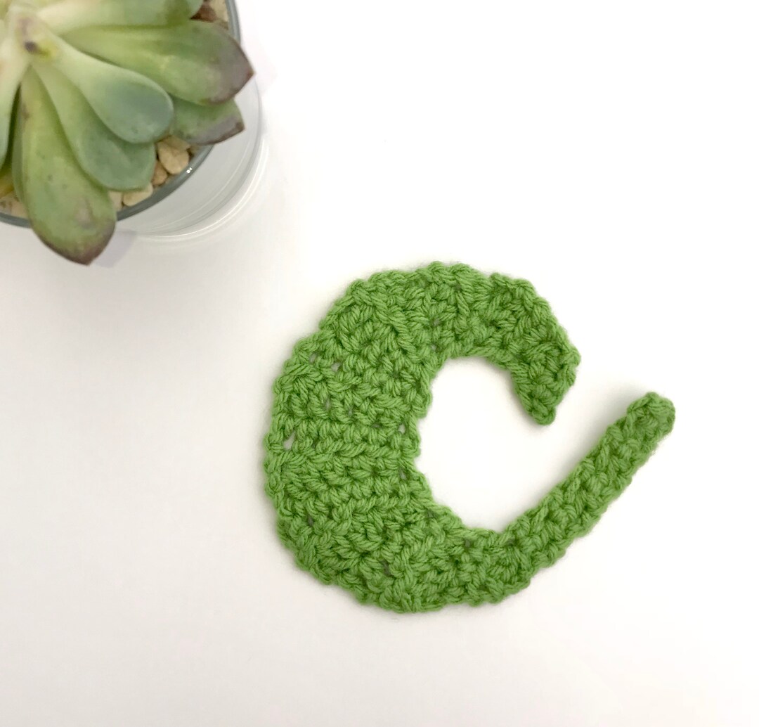 ANGELS & RAINBOWS Font Crochet Letter C Pattern, Crochet Letter Pattern ...