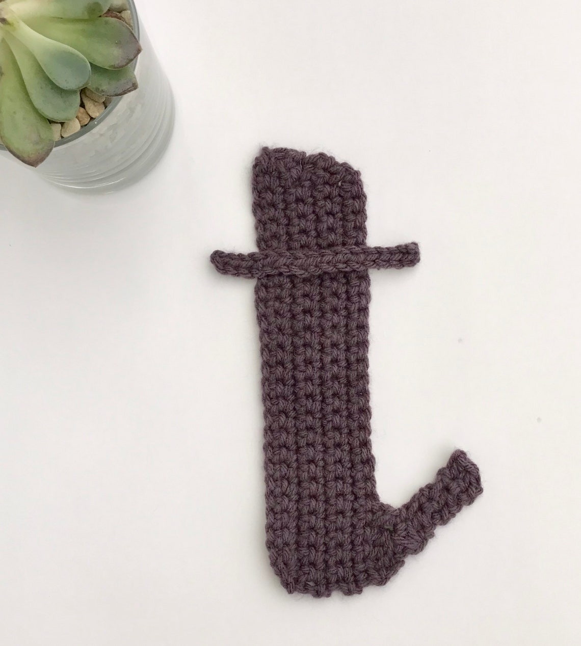 ANGELS & RAINBOWS Font Crochet Letter T Pattern, Crochet Letter Pattern ...