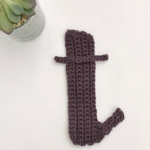 ANGELS & RAINBOWS Font Crochet Letter T Pattern, Crochet Letter Pattern ...