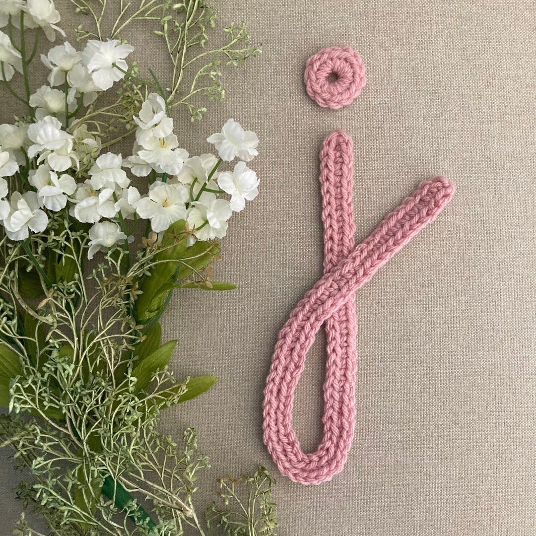 SECRET GARDEN Crochet Font, Lowercase J, Crochet Letters, Crochet ...