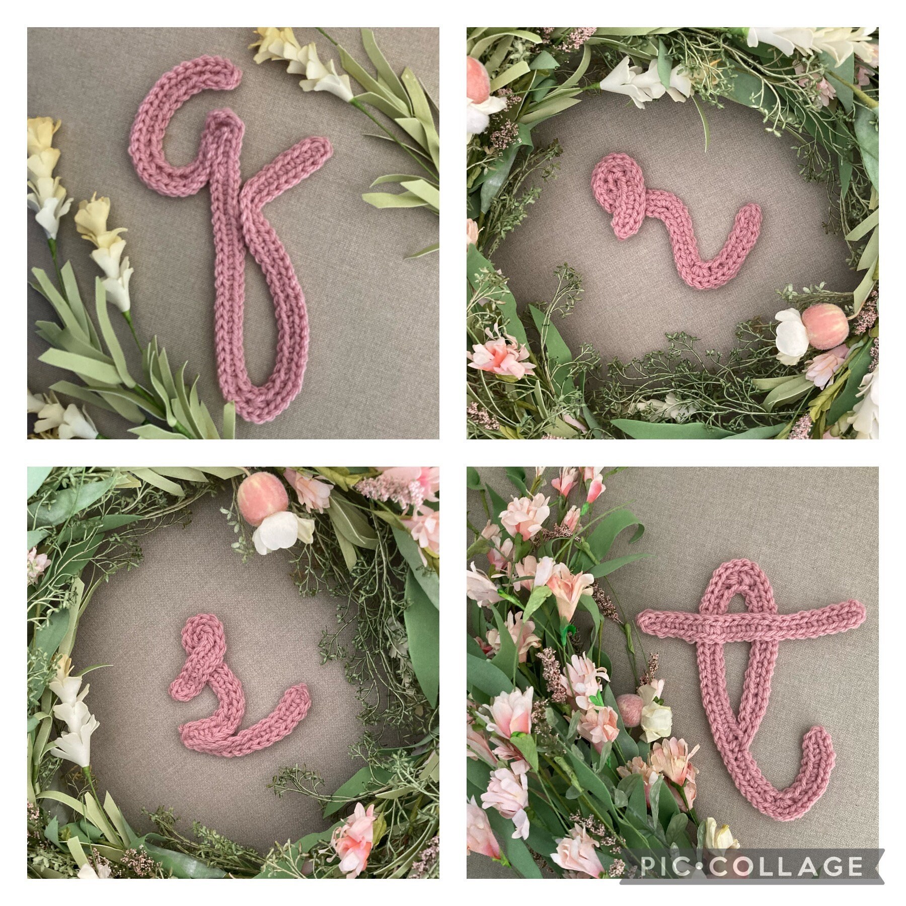 SECRET GARDEN Crochet Font Alphabet Pattern Crochet Letters - Etsy ...