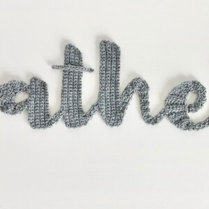 ANGELS & RAINBOWS Font Crochet Letter R Pattern, Crochet Letter Pattern ...