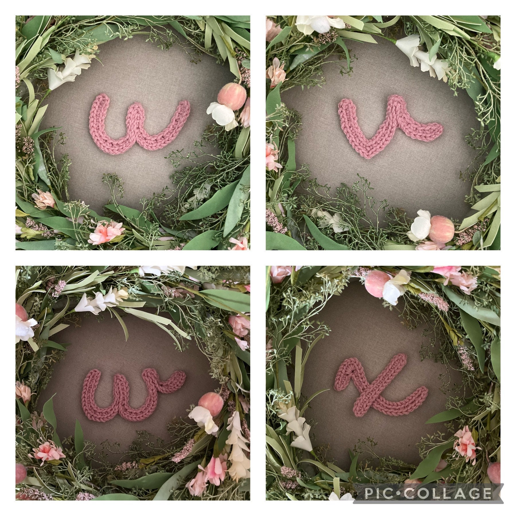 SECRET GARDEN Crochet Font Alphabet Pattern Crochet Letters - Etsy